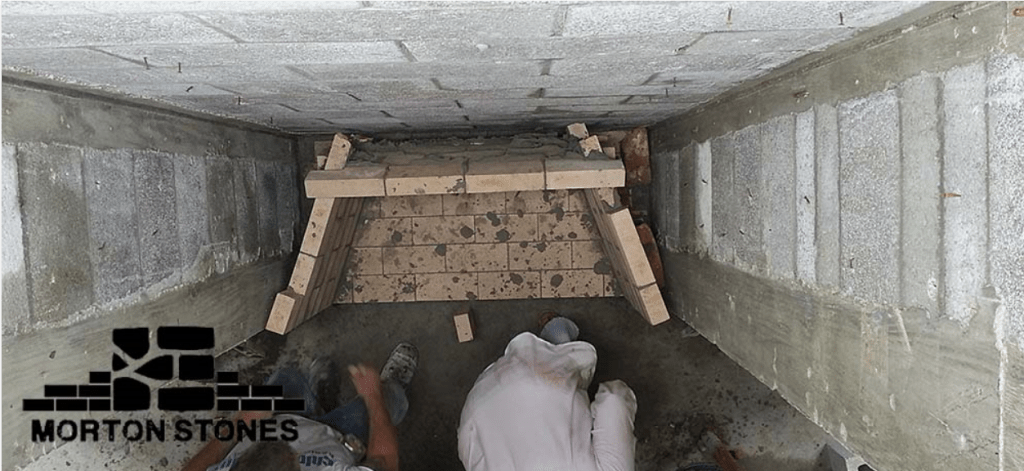 How to build a masonry fireplace - Morton stones